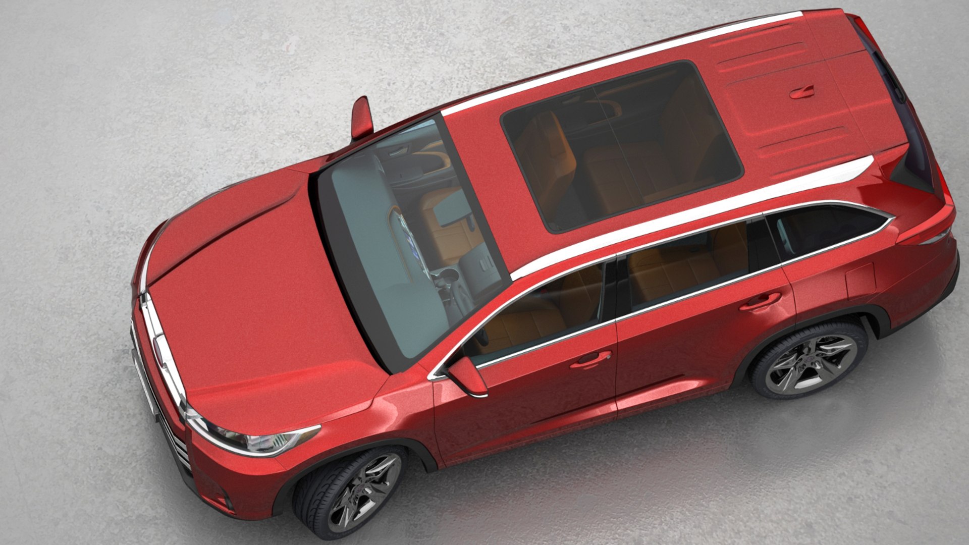 Toyota Highlander 2018 3D Model - TurboSquid 1320053