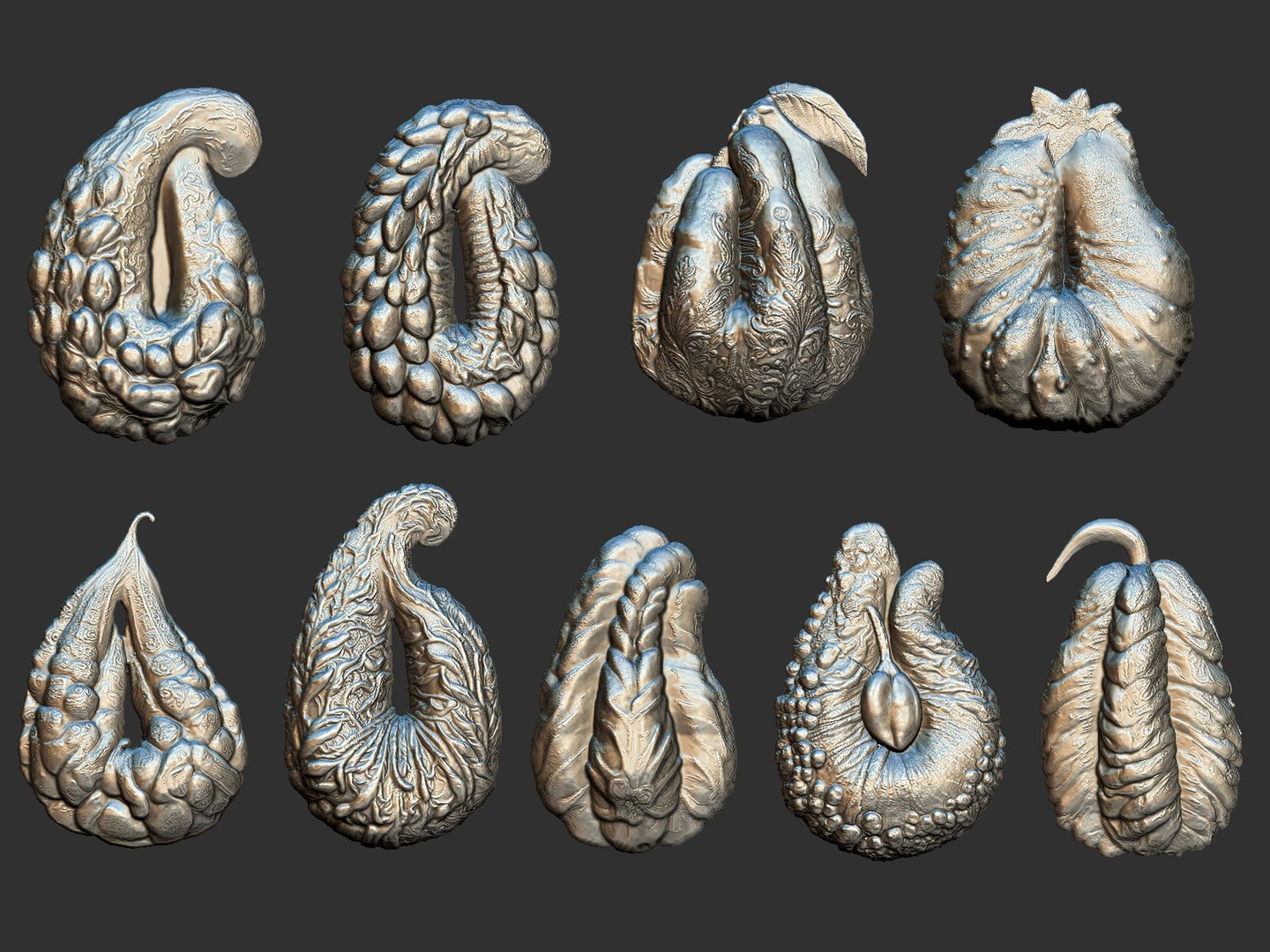 Magical Fruits model - TurboSquid 2104273