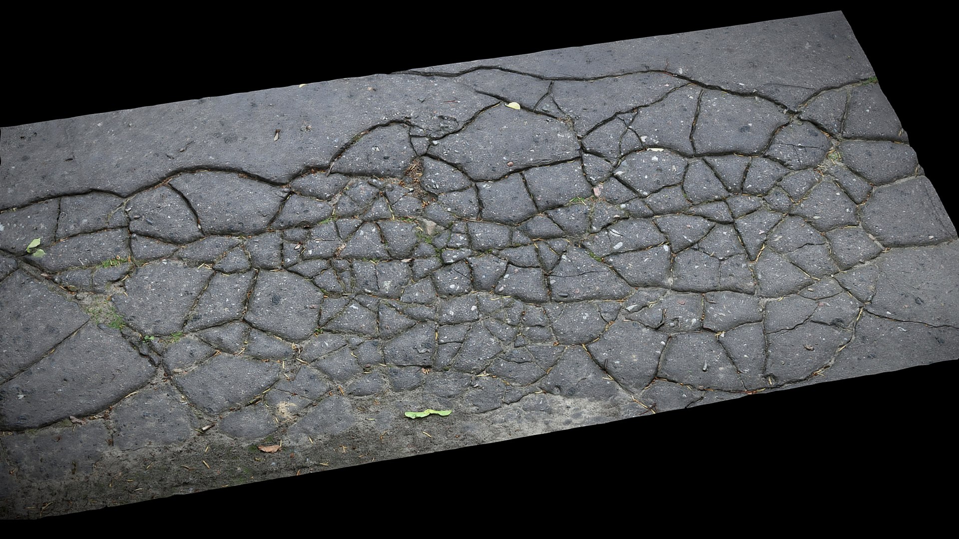 Asphalt Cracked Road Patch Part3 Photogrammetry 3D - TurboSquid 2338217