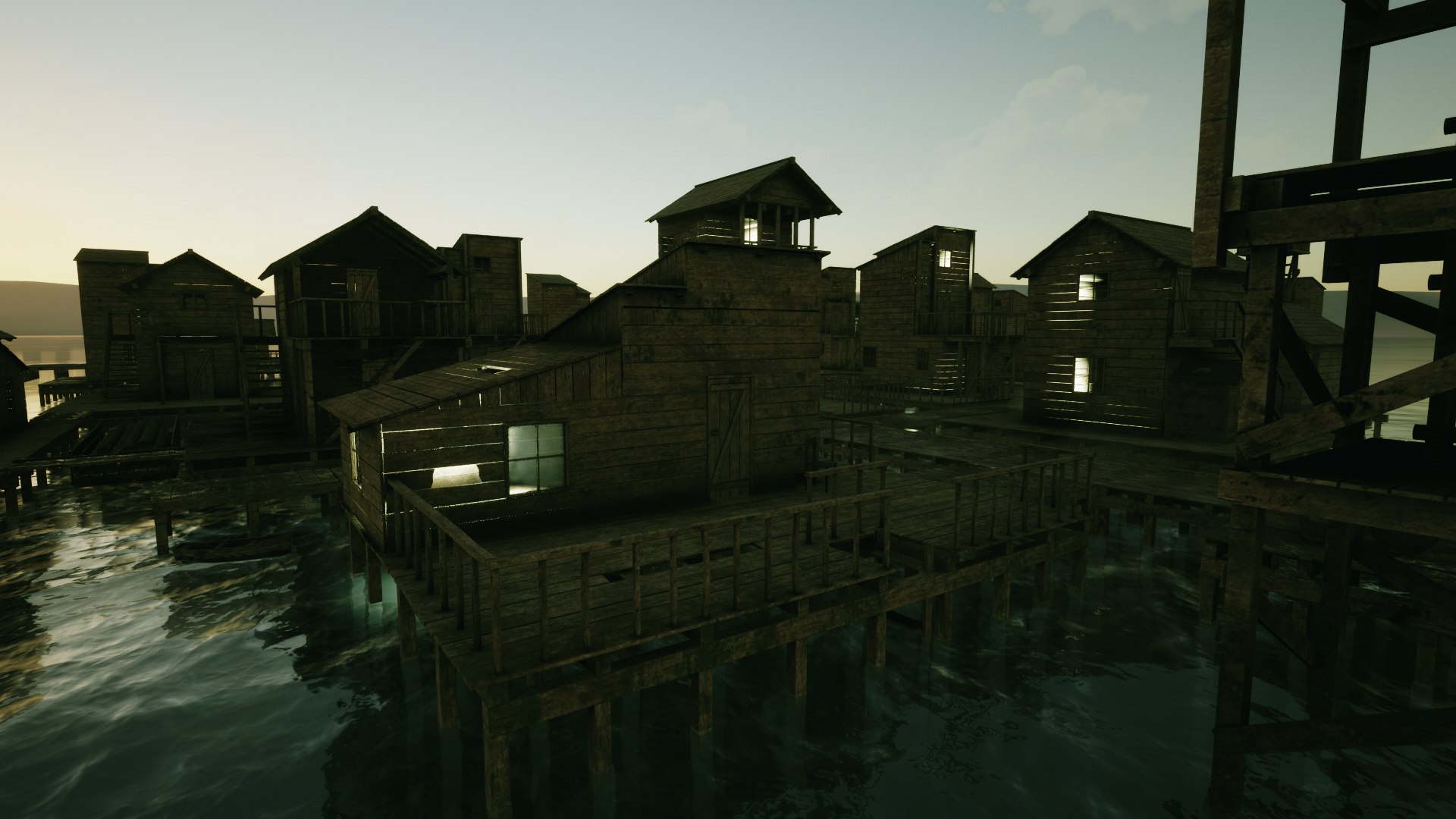 3D Water Town - TurboSquid 2297956