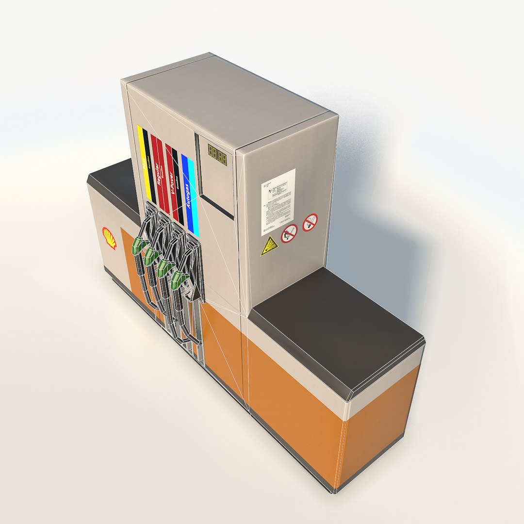 3d Shell Fuel Dispenser