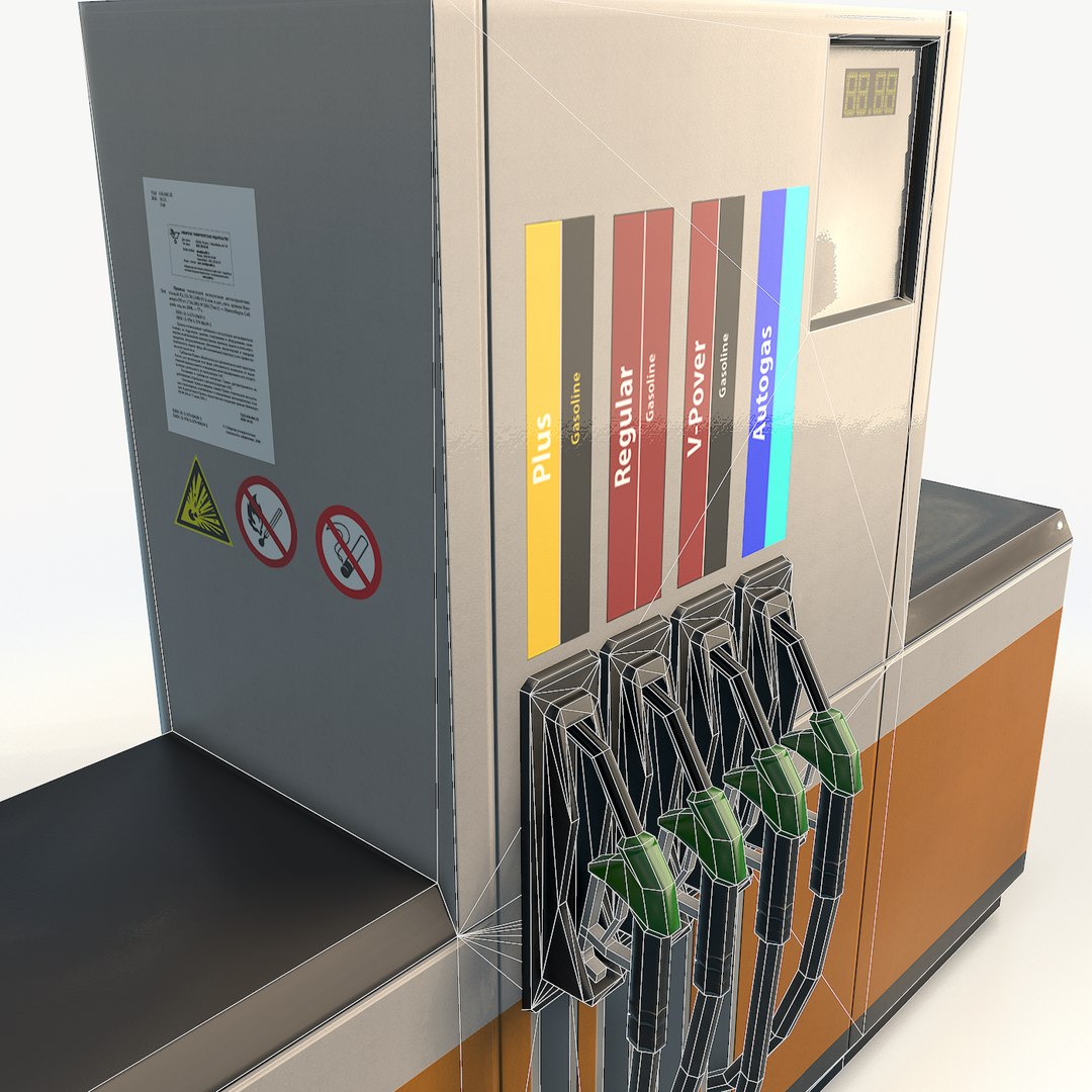 3d Shell Fuel Dispenser