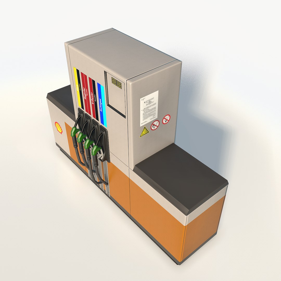 3d Shell Fuel Dispenser