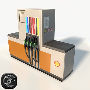 Bp connect gas station model - TurboSquid 1303178