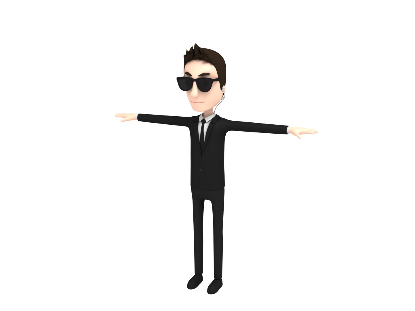 3D agent character cartoon - TurboSquid 1336296