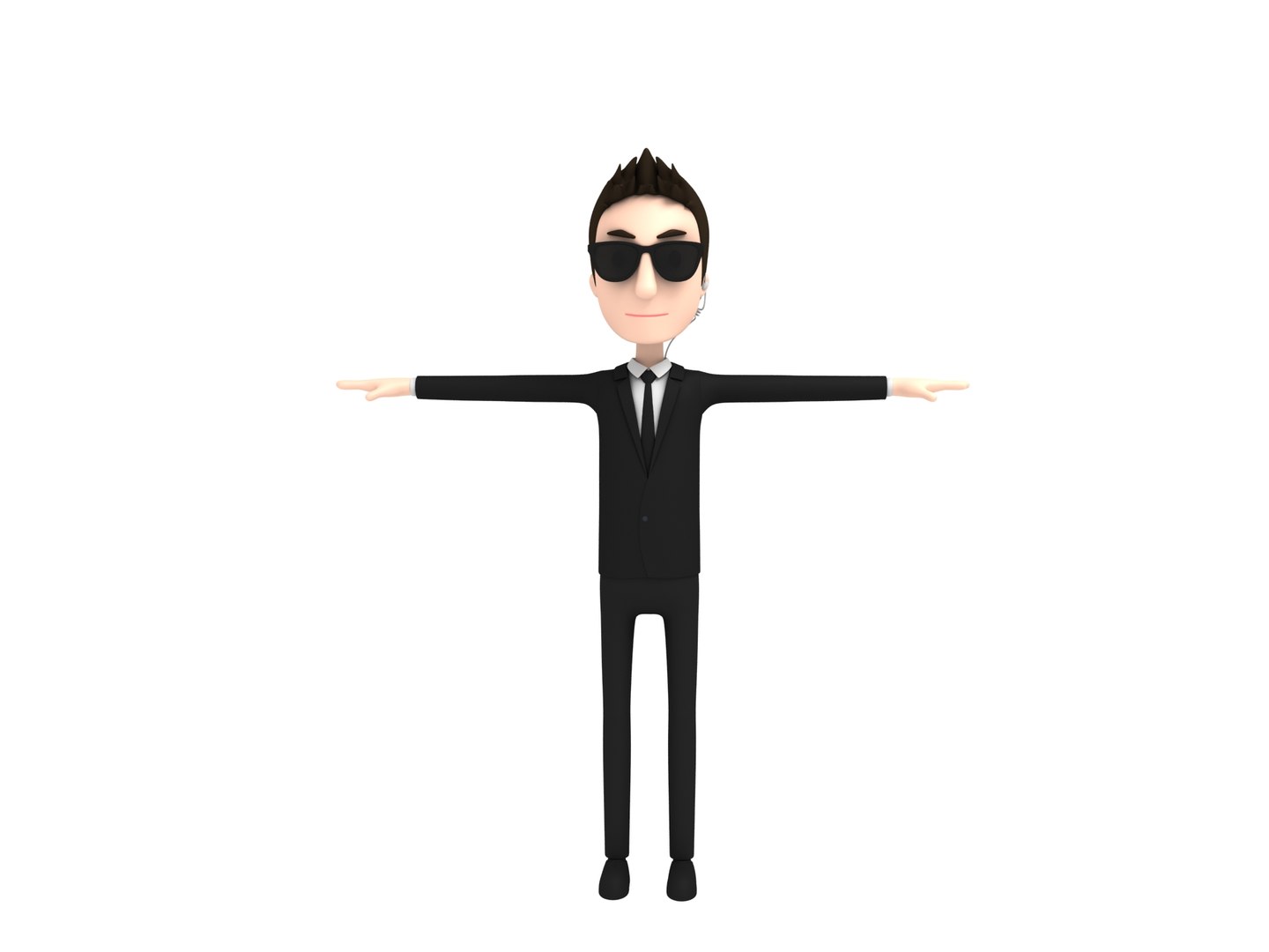 3D agent character cartoon - TurboSquid 1336296