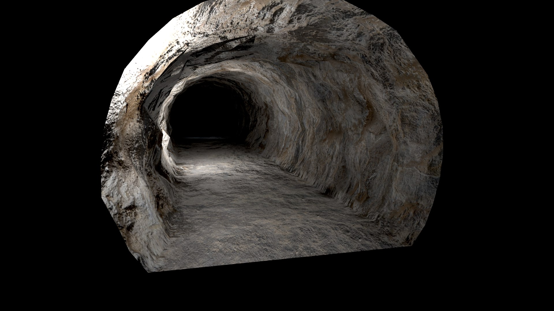 Modular Underground Mine Tunnels Model - TurboSquid 2359607