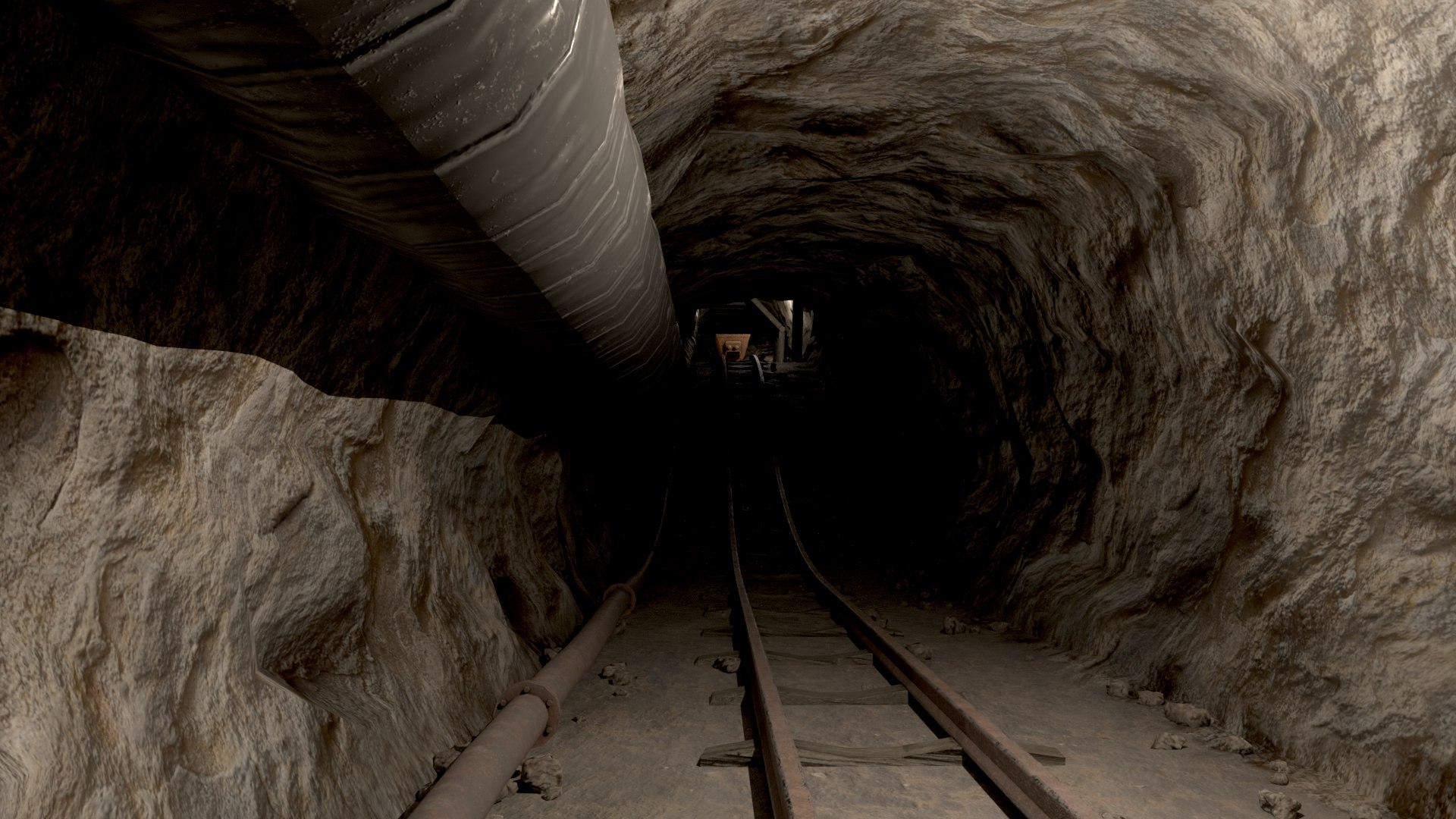 Modular Underground Mine Tunnels Model - TurboSquid 2359607