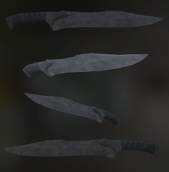 Messer Low Poly 3D-Modell - TurboSquid 903001