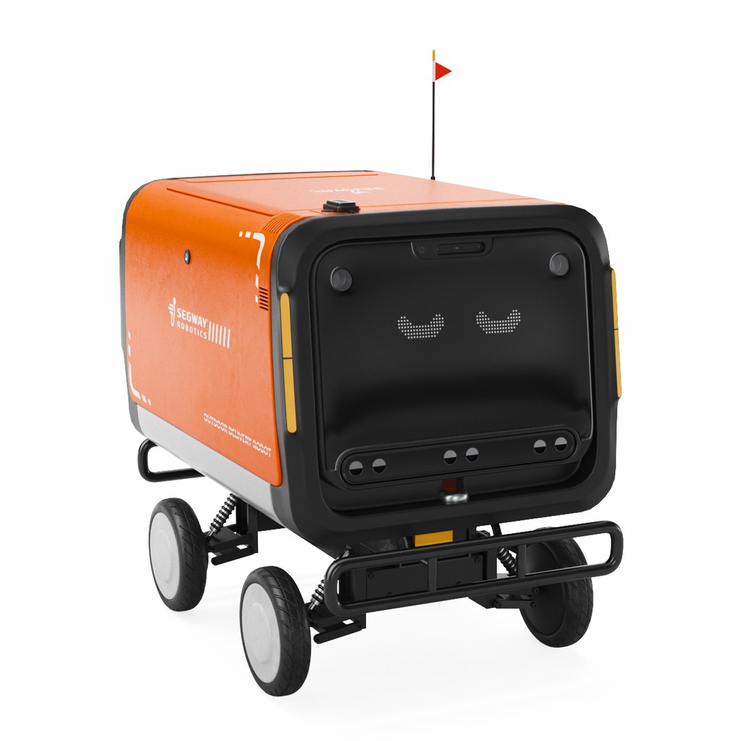3D Outdoor Delivery Robot Segway E1 - TurboSquid 2320350