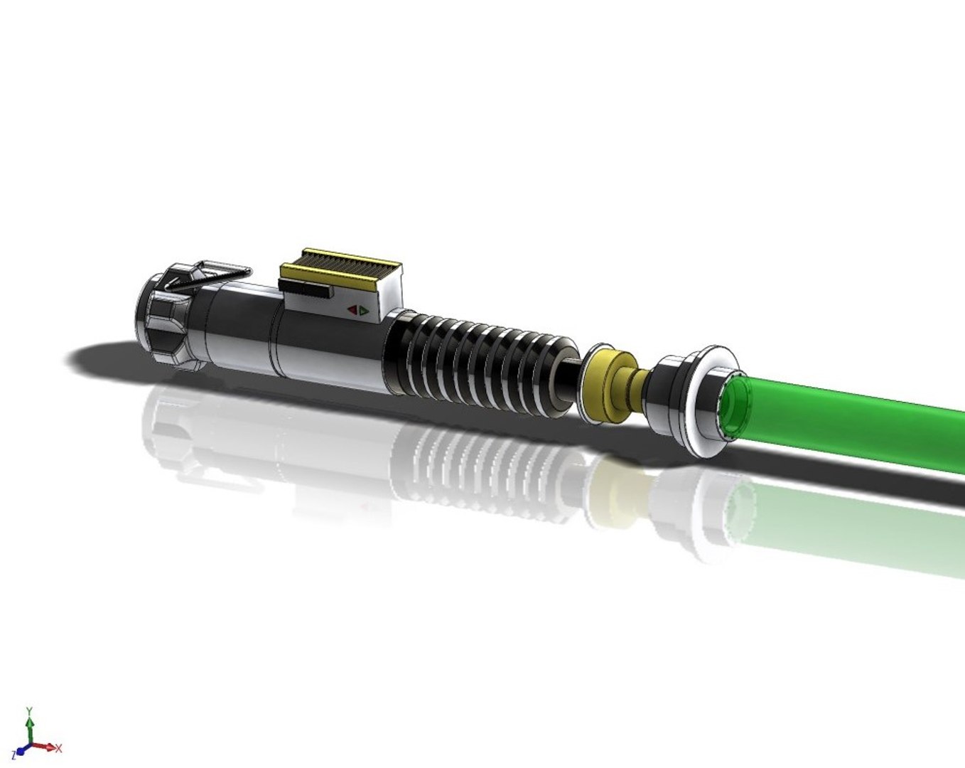 Luke Skywalker Lightsaber - StarWars 3D Model - TurboSquid 2050900
