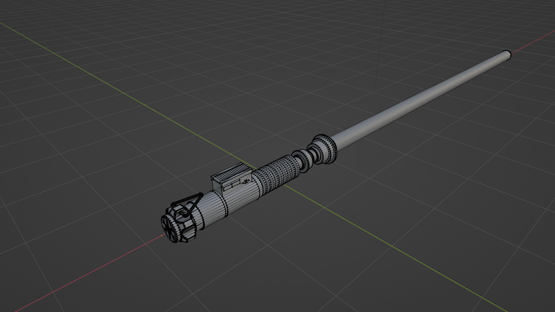 Luke Skywalker Lightsaber - StarWars 3D Model - TurboSquid 2050900