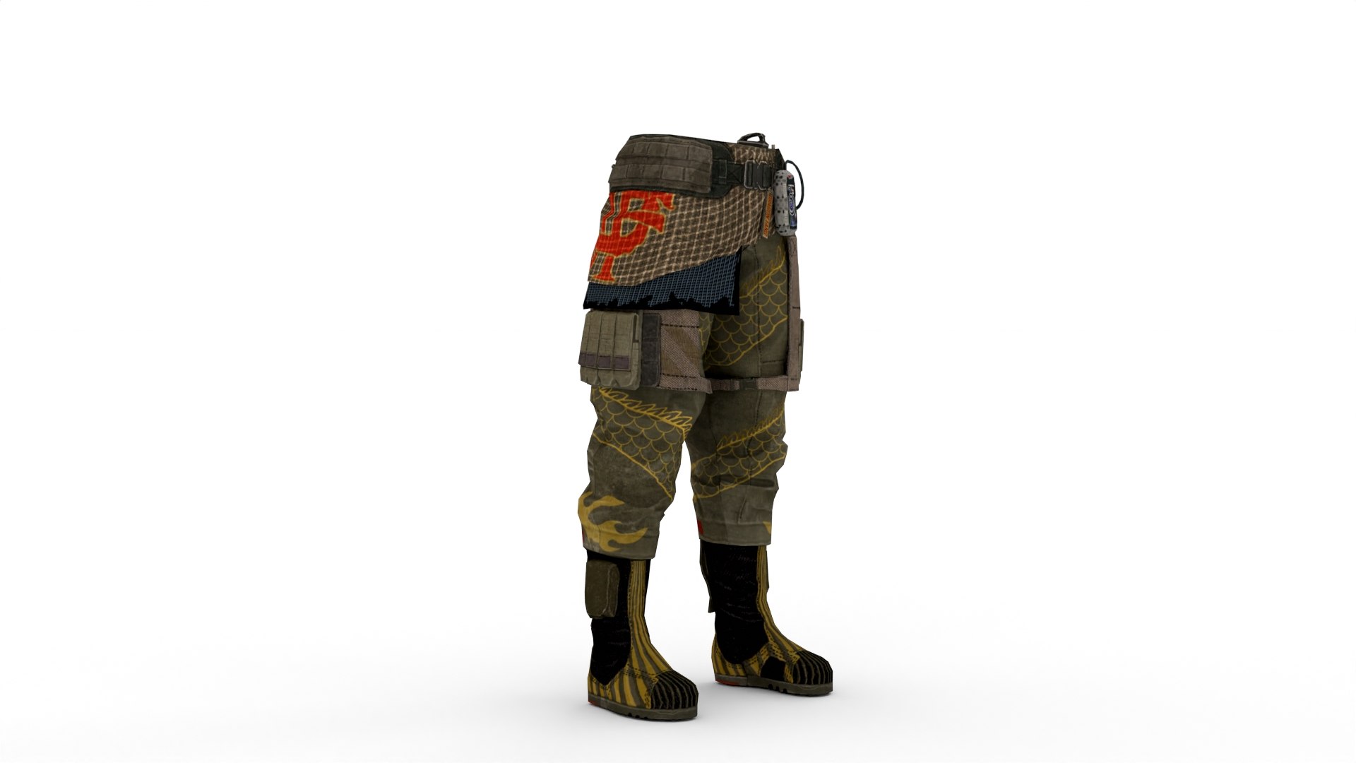 3D Combat Pant 3D Model - TurboSquid 2213688