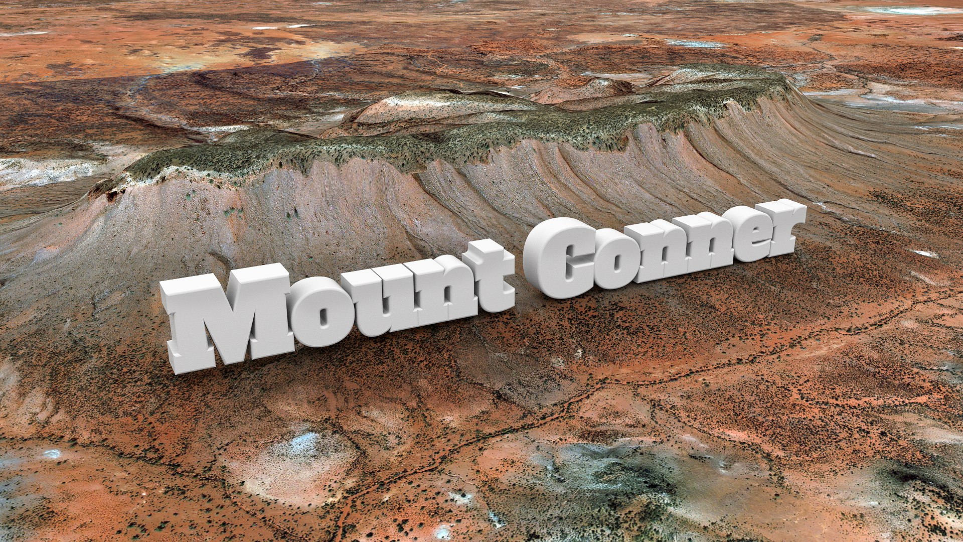 Mount Connor Australia 3D model - TurboSquid 2075331
