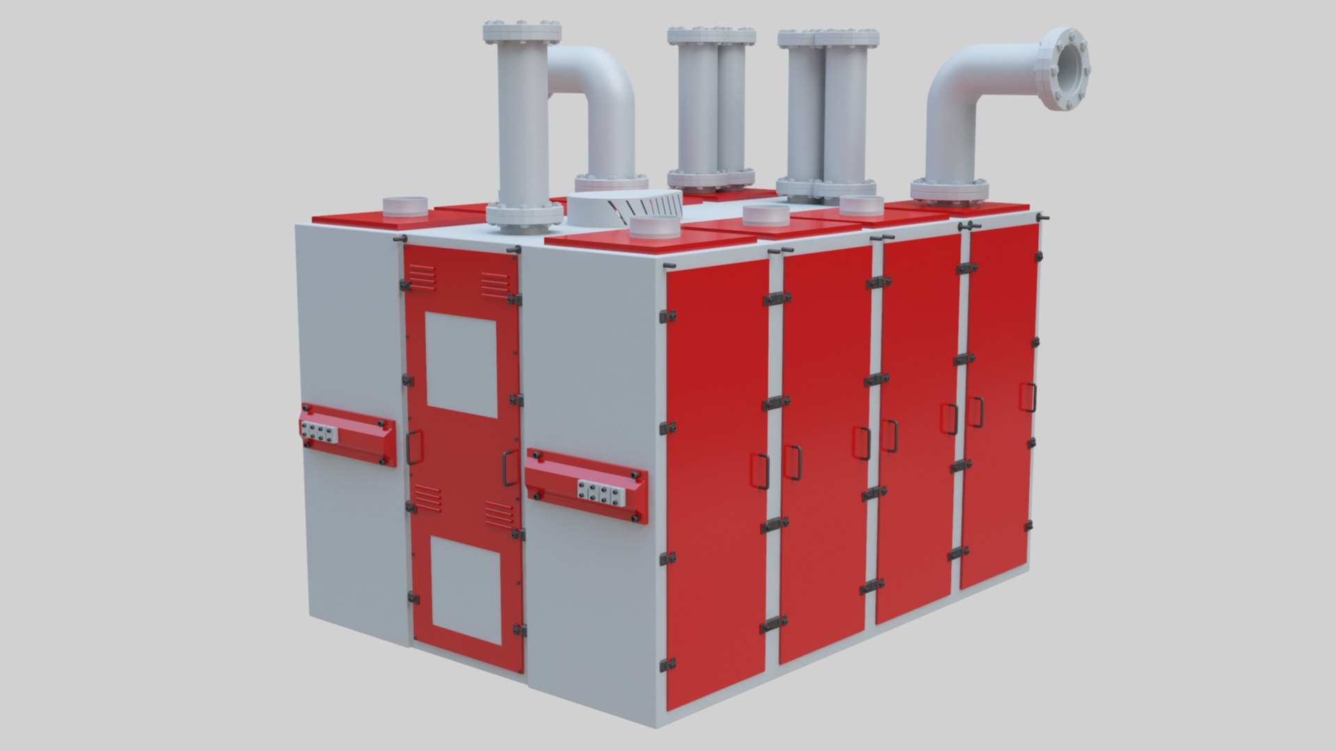 Plansifter Plansichter Grain Factory Wheat Flour Milling Machine 3D ...