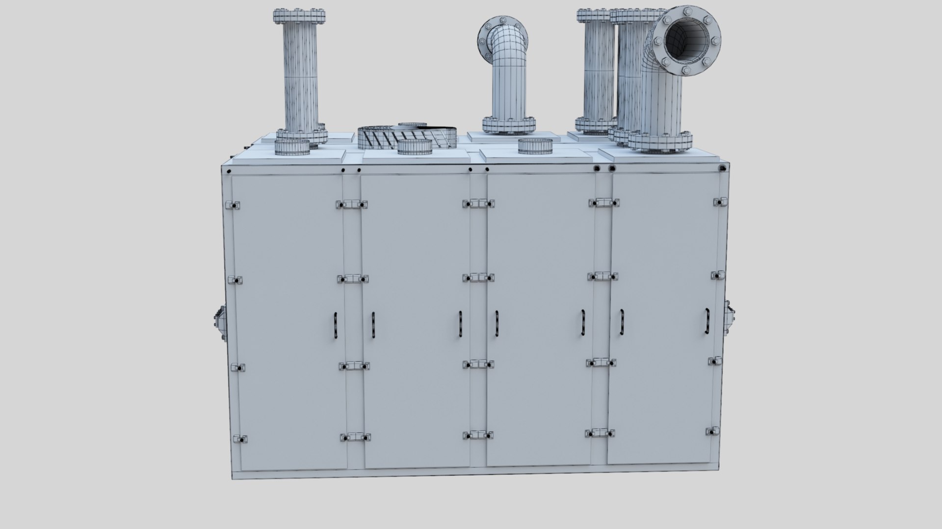 Plansifter Plansichter Grain Factory Wheat Flour Milling Machine 3D ...