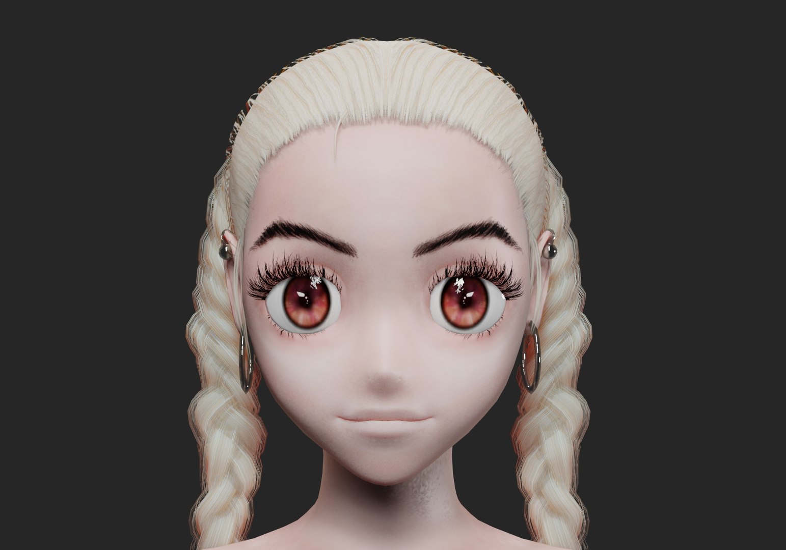 3D Model Cute Beautiful Girl V24246 - TurboSquid 2272541