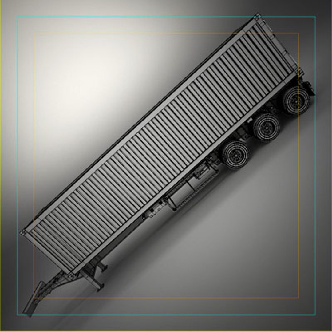 ottawa yard truck shipping container 3d model