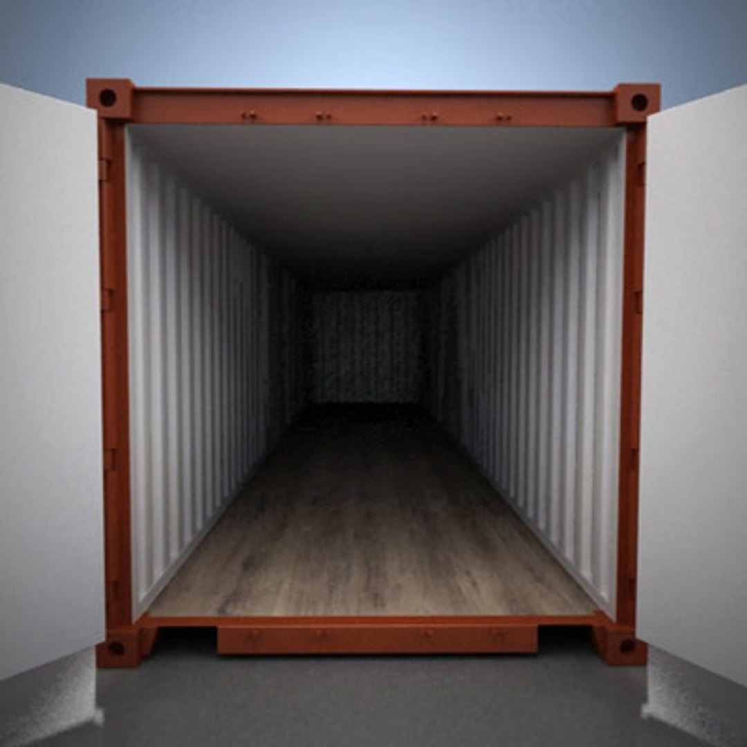 ottawa yard truck shipping container 3d model