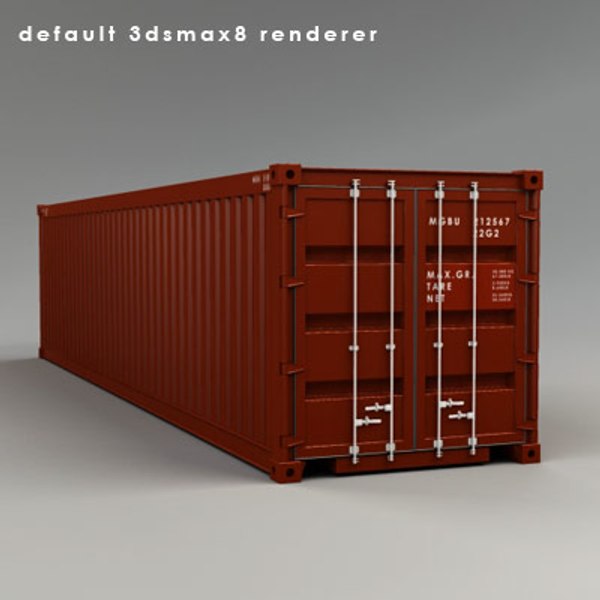 ottawa yard truck shipping container 3d model