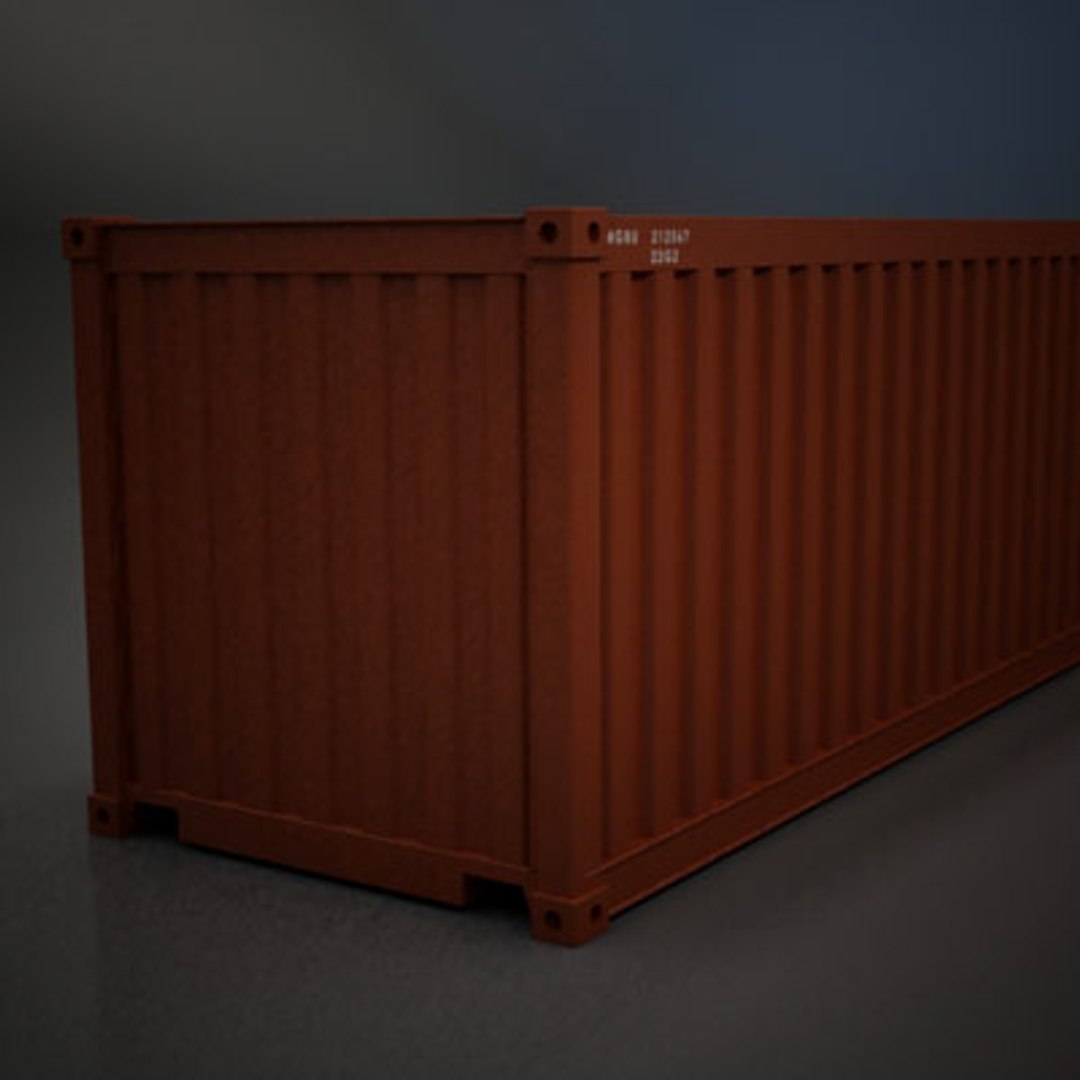 ottawa yard truck shipping container 3d model