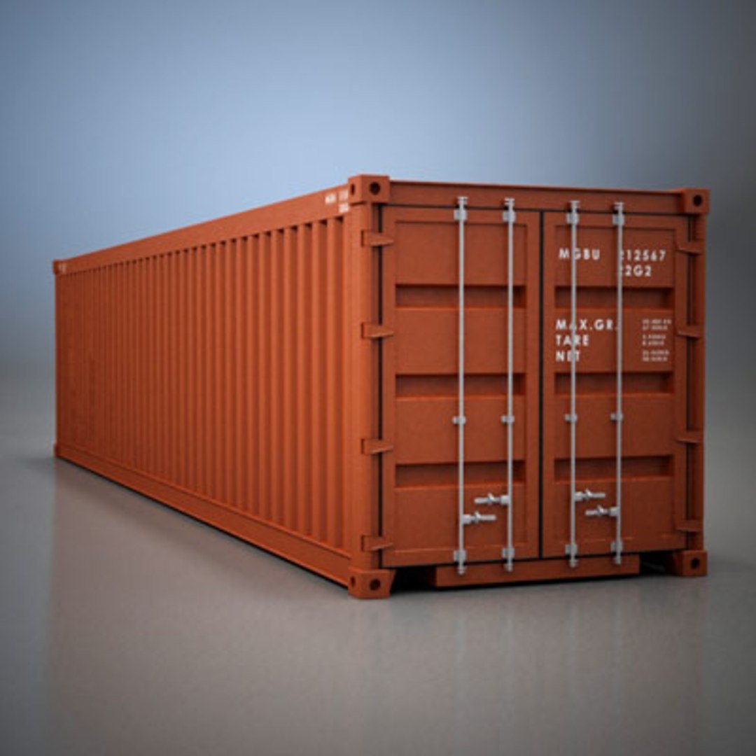ottawa yard truck shipping container 3d model