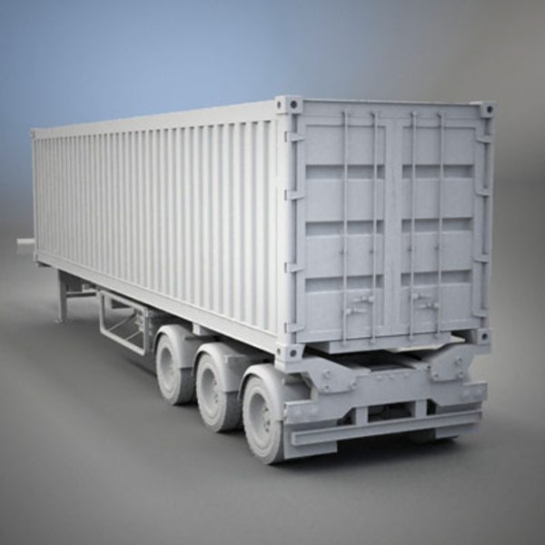 ottawa yard truck shipping container 3d model