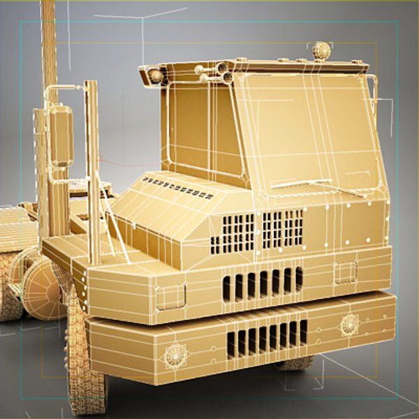 ottawa yard truck shipping container 3d model