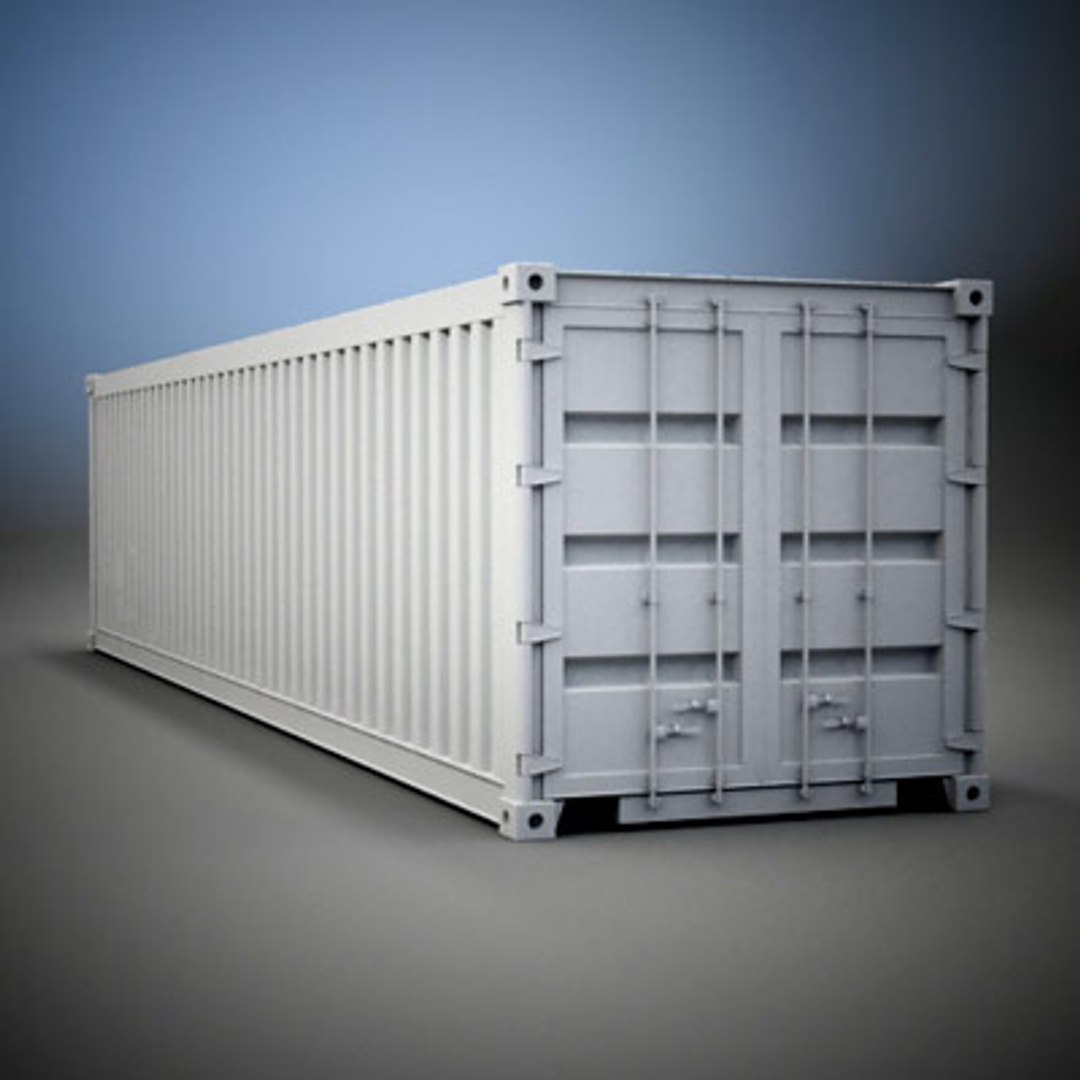 ottawa yard truck shipping container 3d model