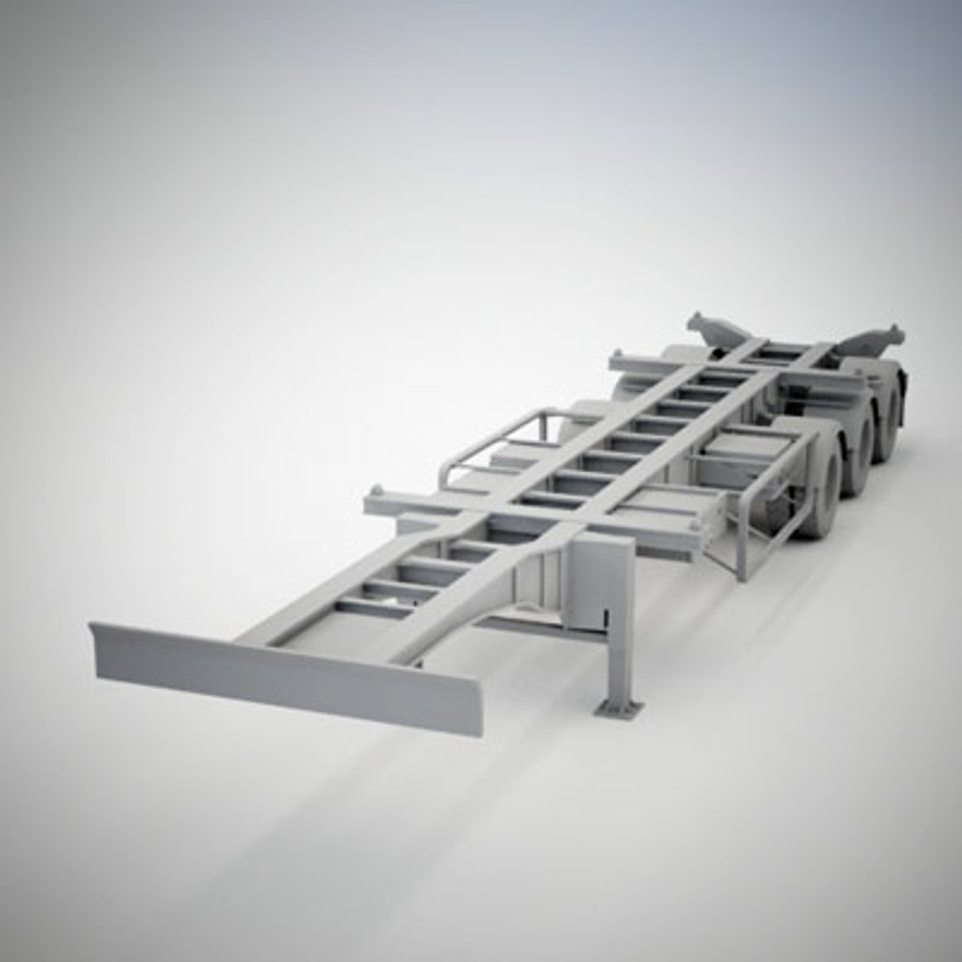 ottawa yard truck shipping container 3d model