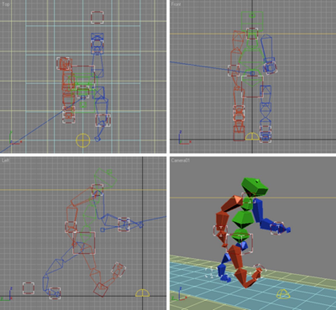 Free Simple Bones 3d Model