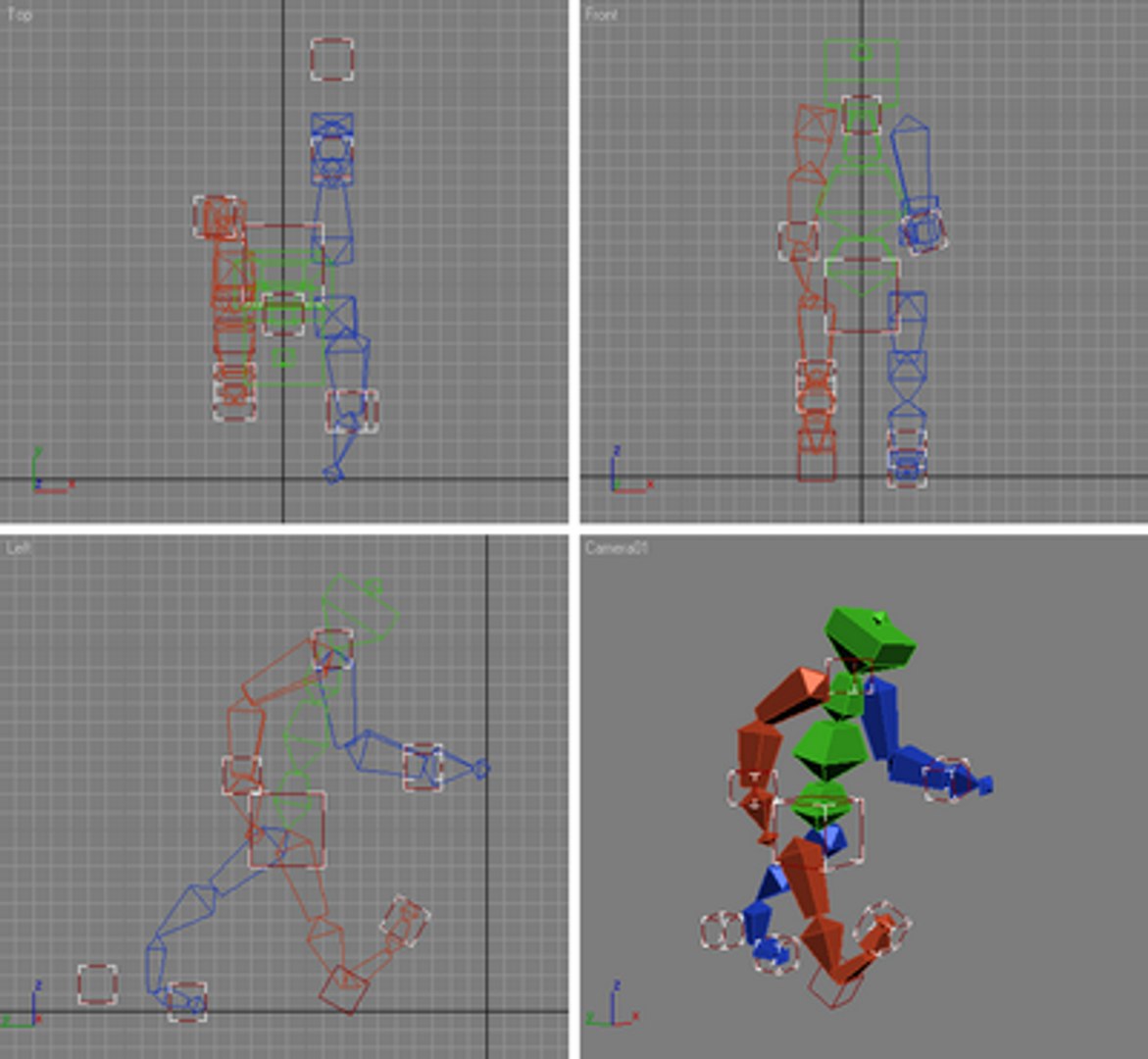 Free Simple Bones 3d Model