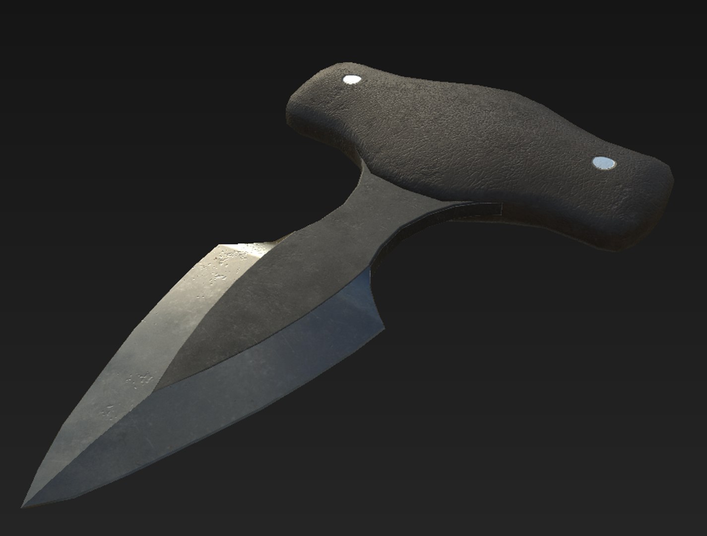 3d Model Push Dagger