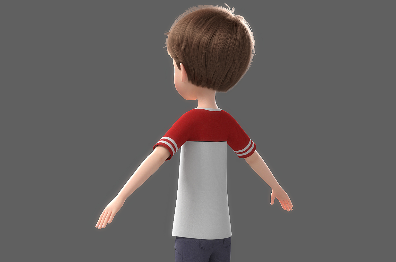 Boy cartoon 3D model - TurboSquid 1248202