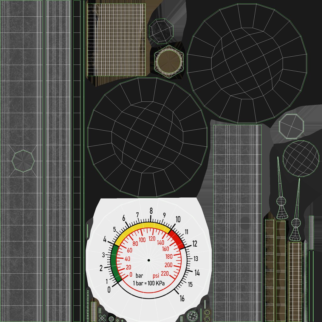 Pressure Gauge 3D Model 3D Model - TurboSquid 1950883