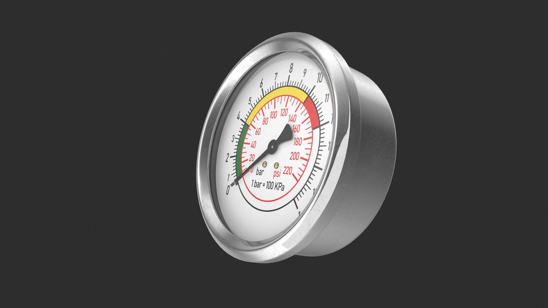Pressure Gauge 3D Model 3D Model - TurboSquid 1950883
