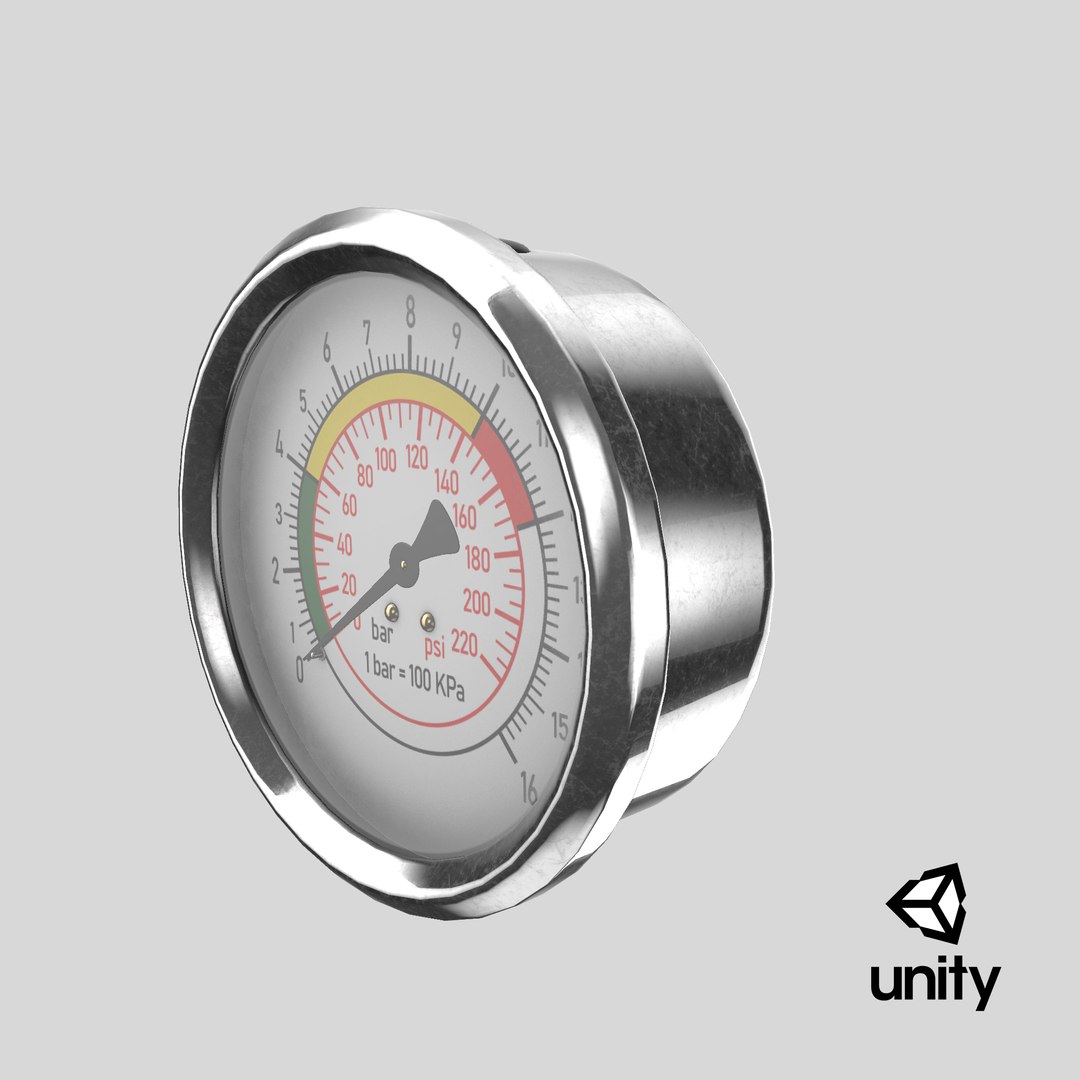 Pressure Gauge 3D Model 3D model - TurboSquid 1950883