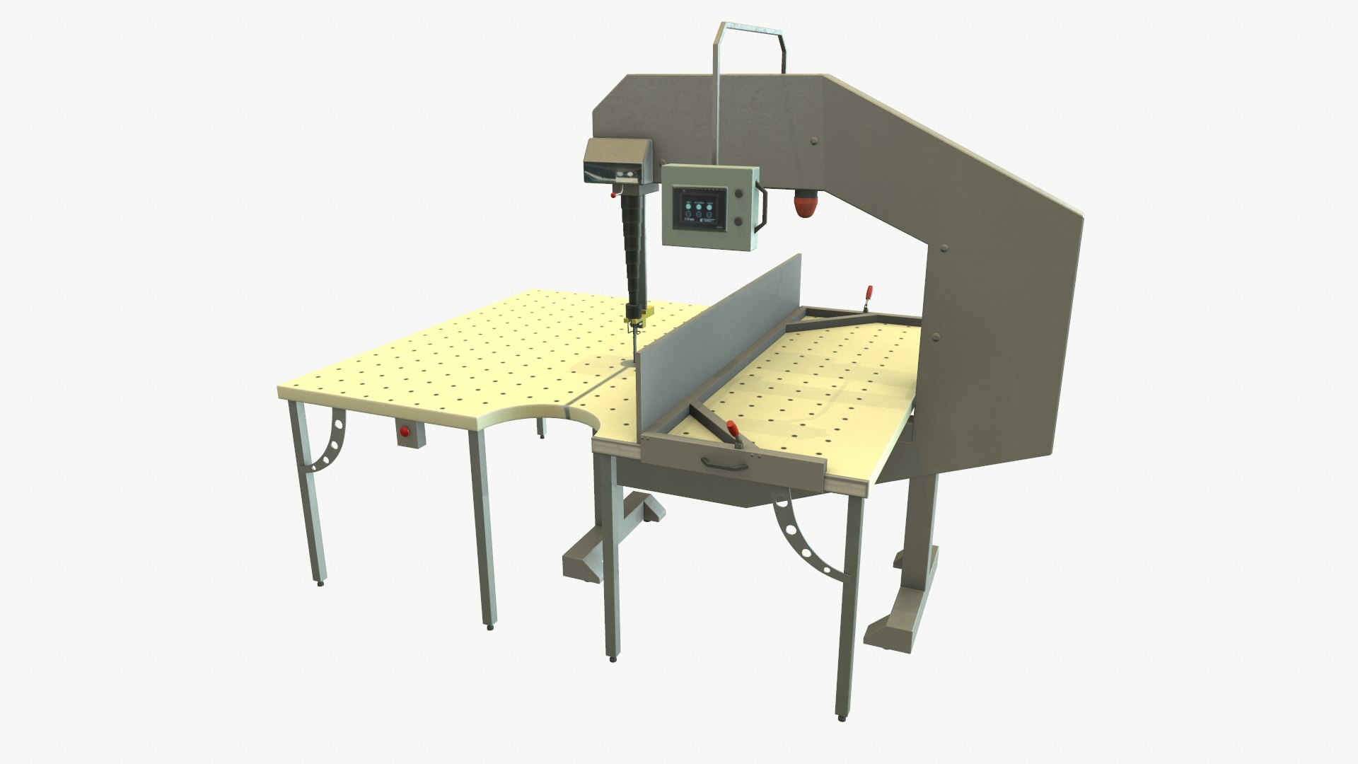3D Model Fabric Cutting Machine - TurboSquid 2161462