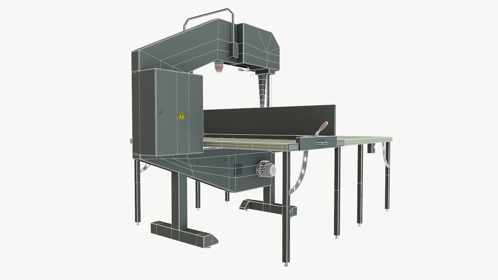 3D Model Fabric Cutting Machine - TurboSquid 2161462