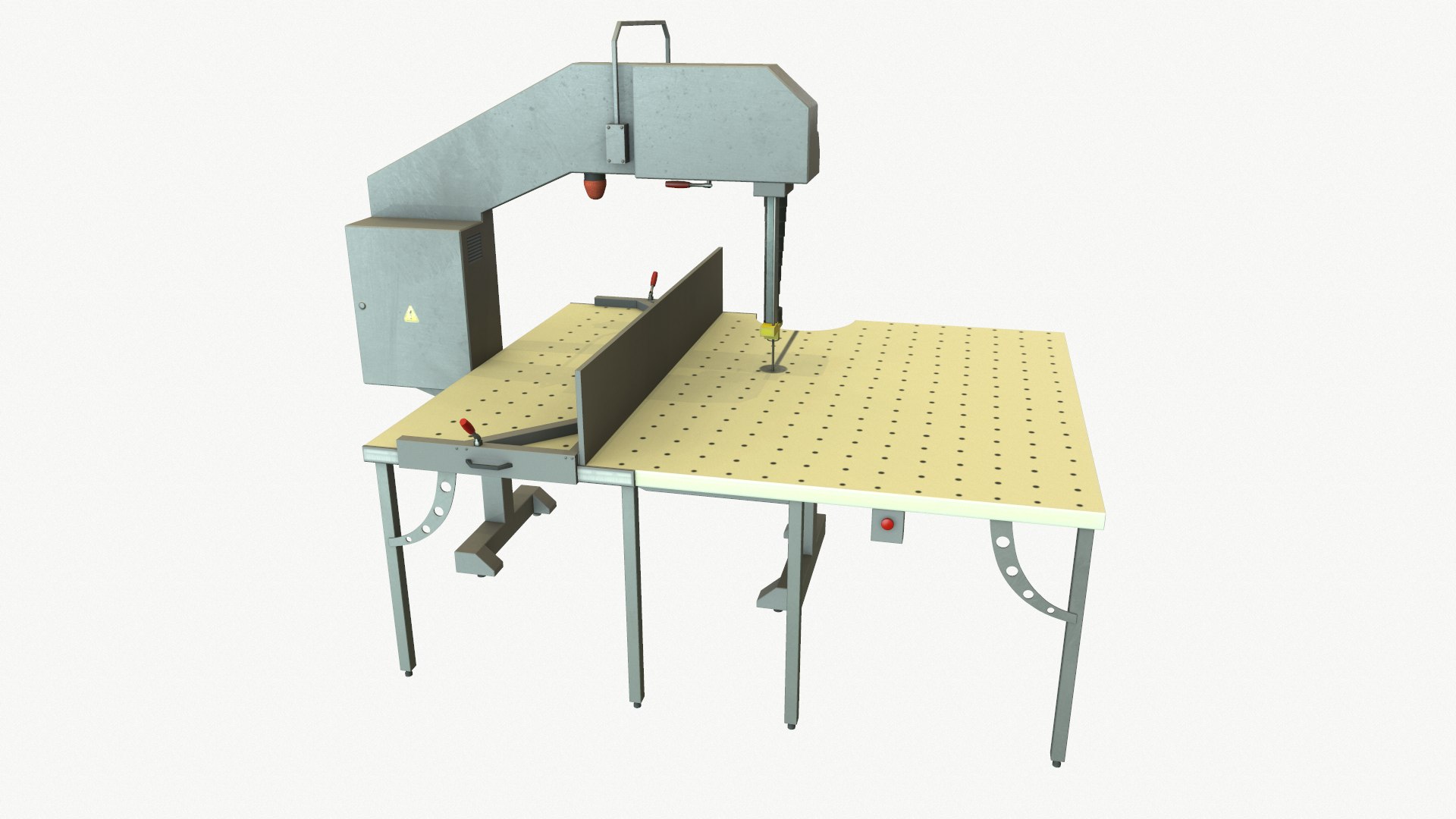 3D Model Fabric Cutting Machine - TurboSquid 2161462