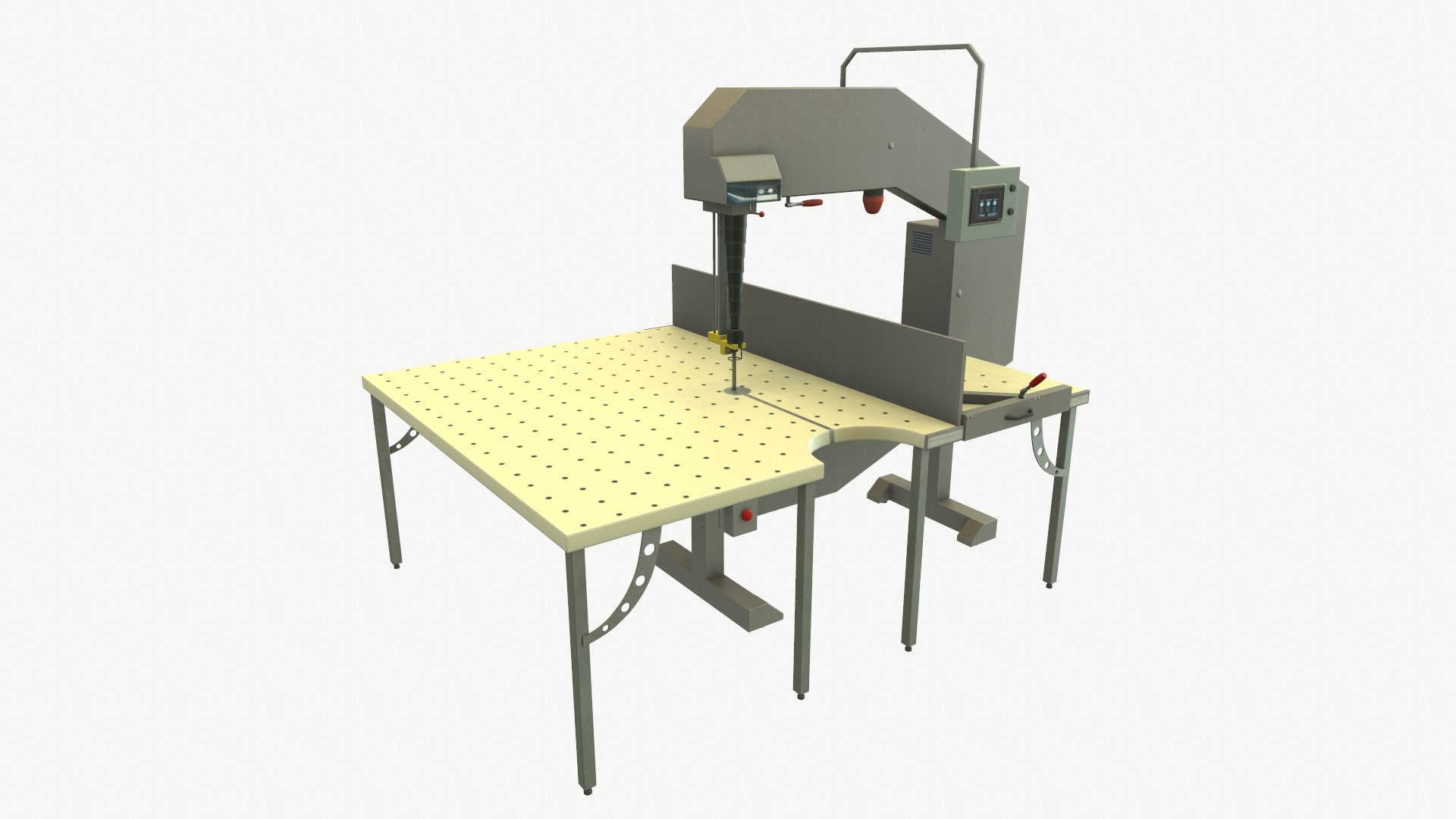 3D Model Fabric Cutting Machine - TurboSquid 2161462