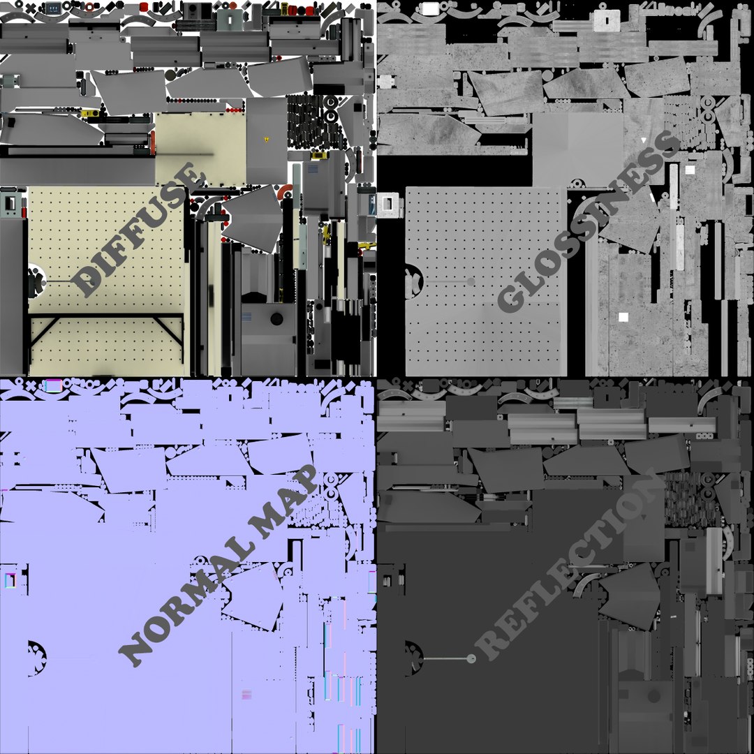 3D Model Fabric Cutting Machine - TurboSquid 2161462