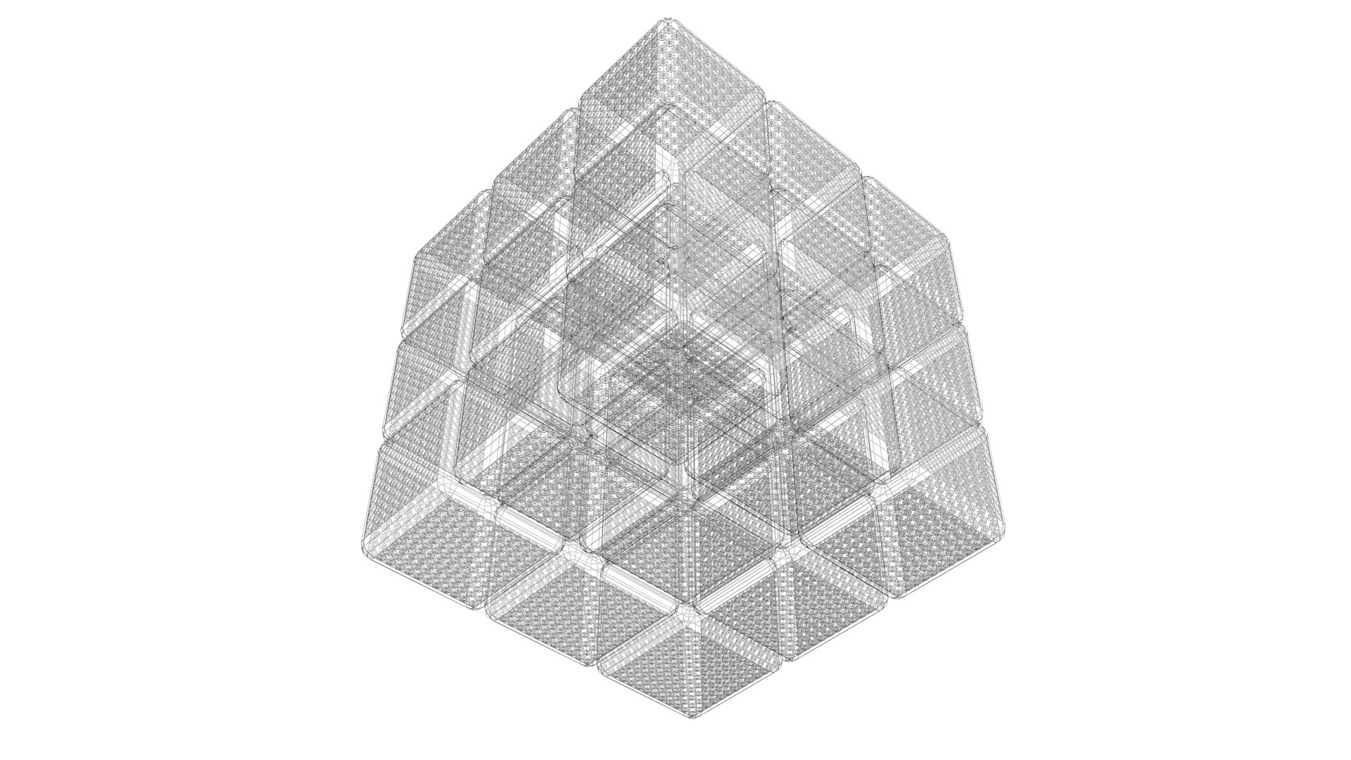 Crystal Rubiks Cube 3D - TurboSquid 1880439