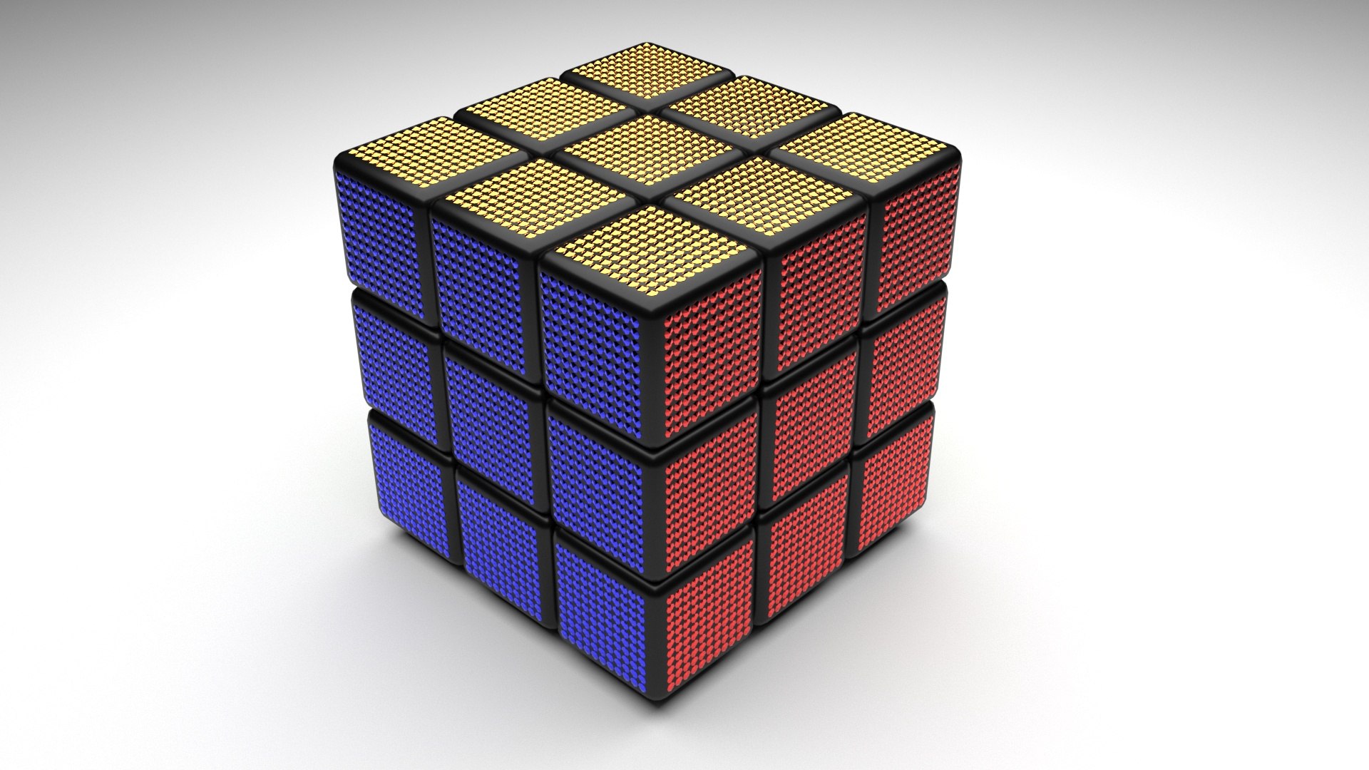 Crystal Rubiks Cube 3D - TurboSquid 1880439