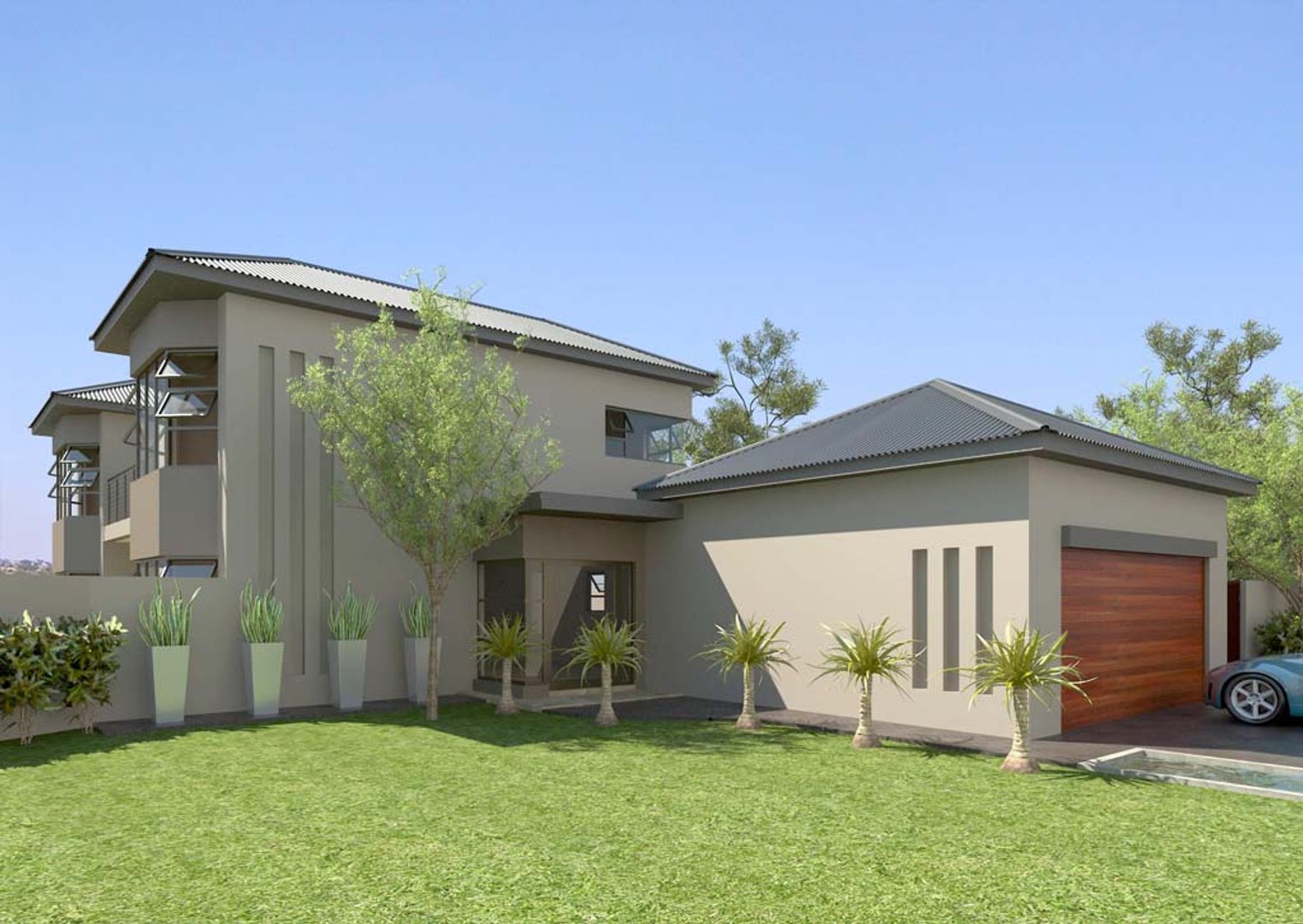 3d Model House Architectural Modern