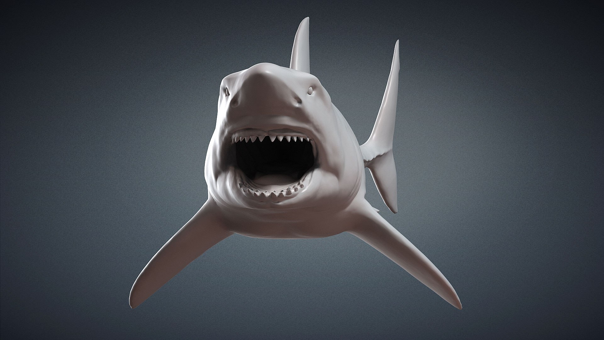Great White Shark Attack 3D Model - TurboSquid 1713259