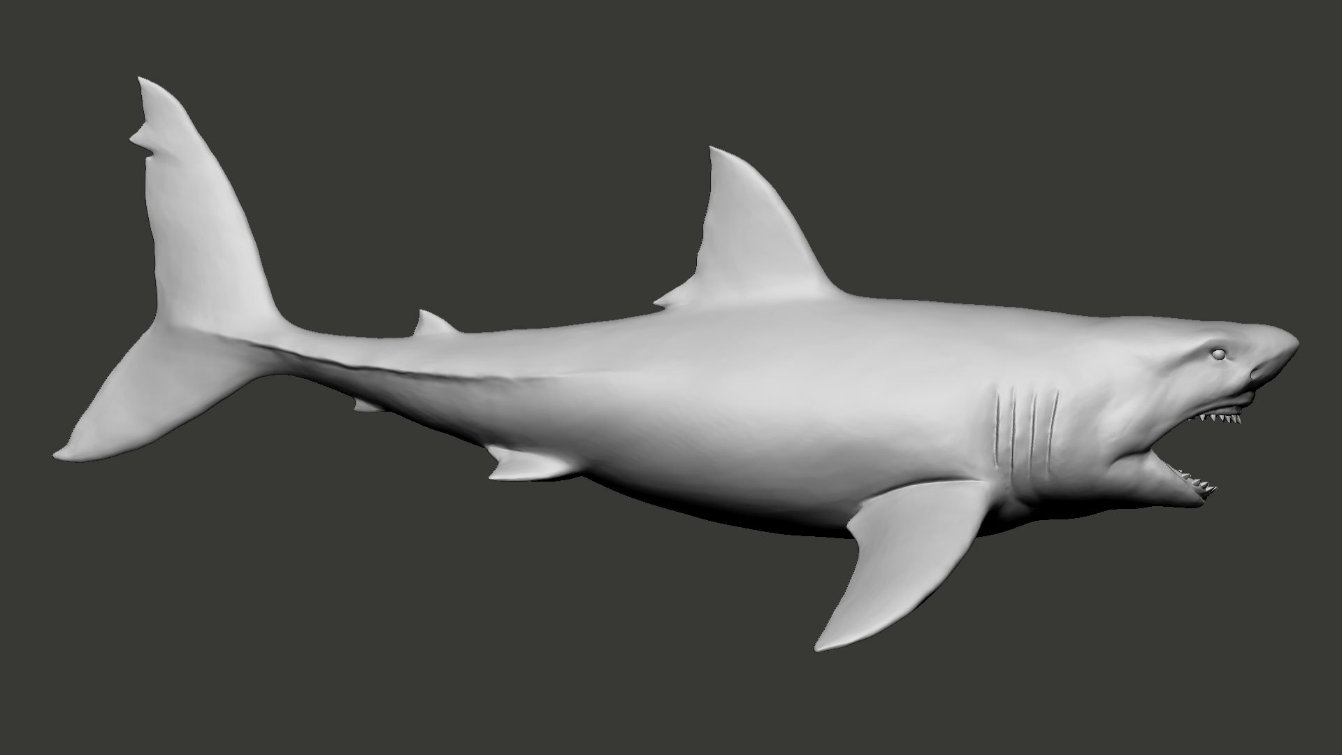 Great White Shark Attack 3D Model - TurboSquid 1713259
