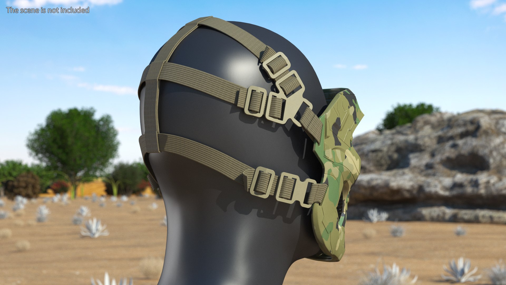 3D Tactical Mask Skull Camouflage Model - TurboSquid 2108898