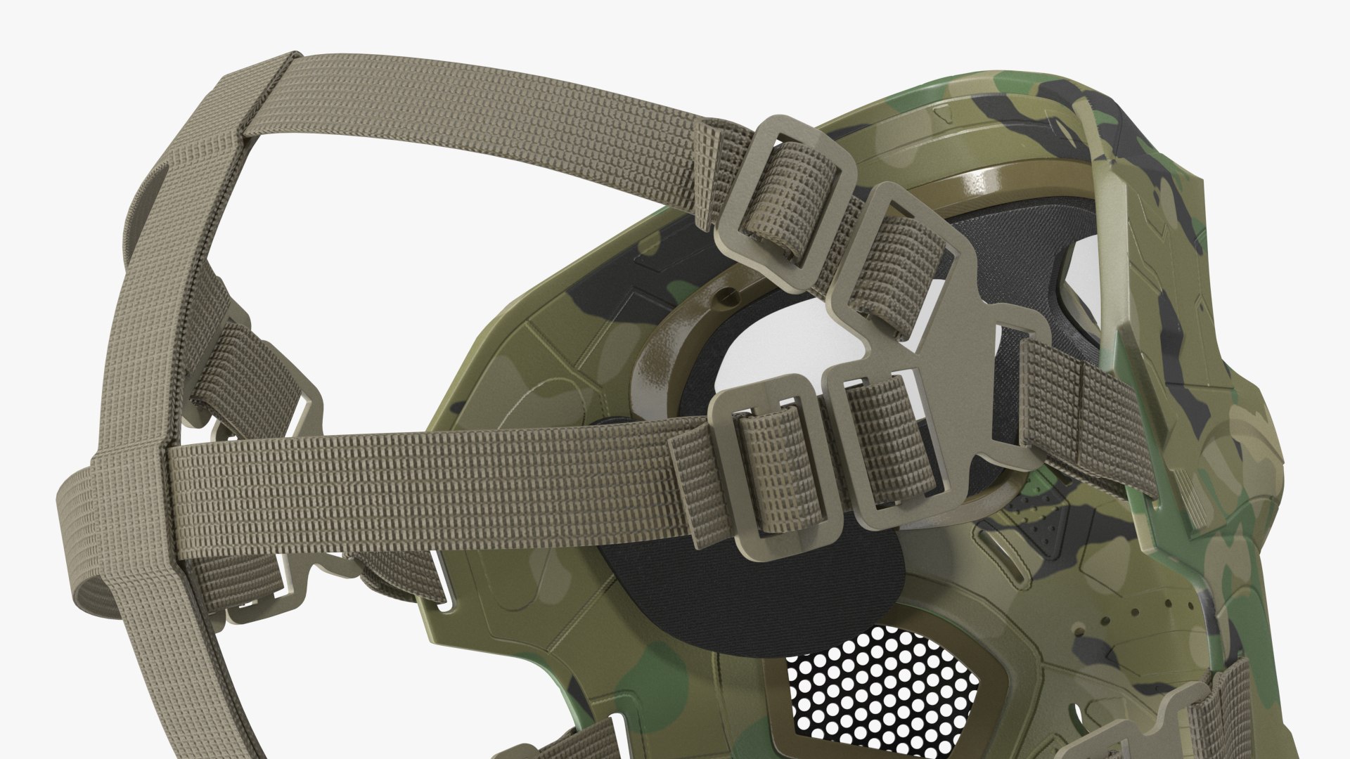 3D Tactical Mask Skull Camouflage Model - TurboSquid 2108898