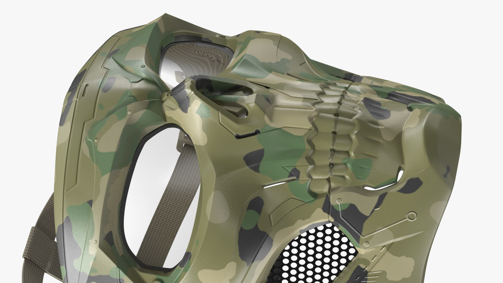3D Tactical Mask Skull Camouflage Model - TurboSquid 2108898